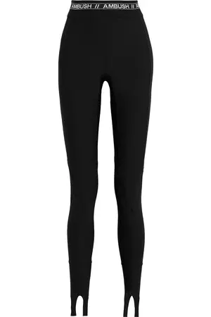 AMBUSH Jacquardtrimmed Scuba Leggings - Black