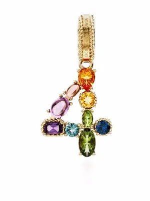 Dolce & Gabbana 18k Yellow Gemstone Pendant - Gold