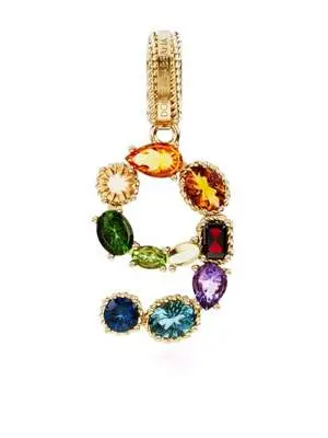 Dolce & Gabbana 18k Yellow Gemstone Pendant - Gold