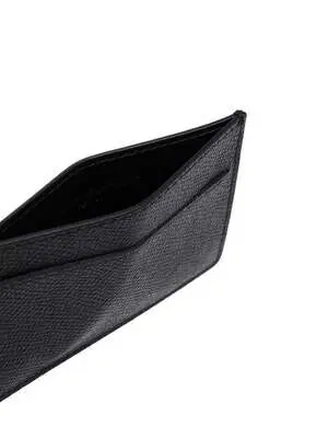 MAISON MARGIELA Small Leather Card Holder - Black