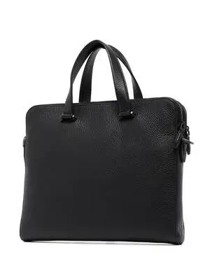 FERRAGAMO Logo-plaque Leather Briefcase