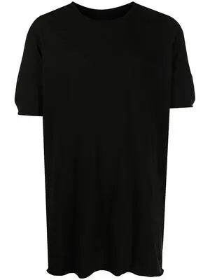 Boris Bidjan Saberi Rear Tape-detail T-shirt - Black