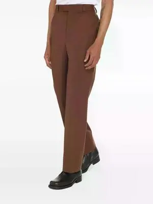 Valentino Garavani High-waisted Tailored Trousers - Brown