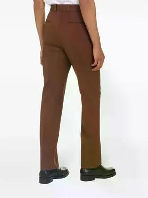 Valentino Garavani High-waisted Tailored Trousers - Brown
