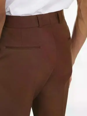 Valentino Garavani High-waisted Tailored Trousers - Brown