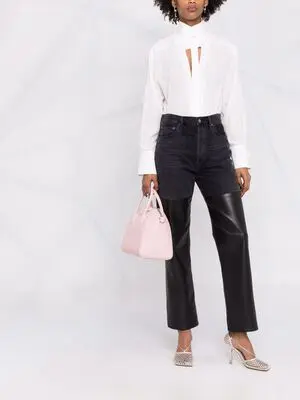 Givenchy Cut-out Detail Silk Shirt