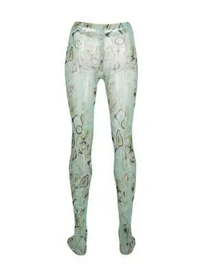 Emilio Pucci Africana-print Elasticated-waist Tights
