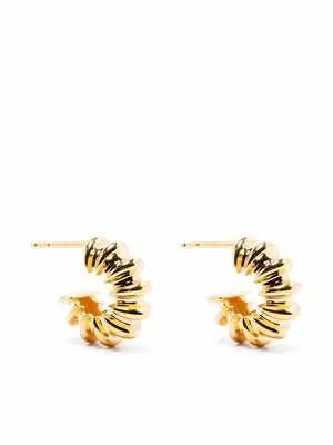 MISSOMA Small Rigged Claw Hoop Earrings - Gold