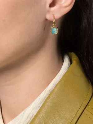 MISSOMA Mini Amazonite Hoop Earrings