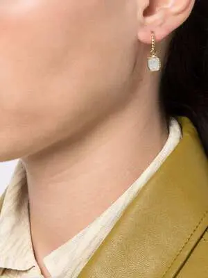 MISSOMA Plated Moonstone Hoop Earrings