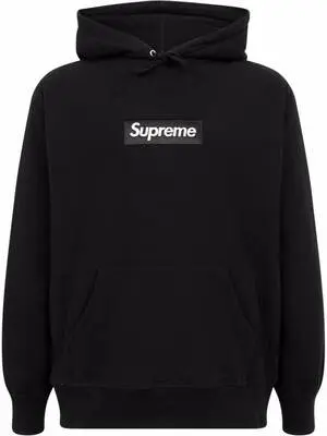 Supreme Box Logo Hoodie - Black | Editorialist
