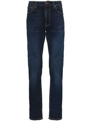 Nudie Jeans Lean Dean Slim-fit Jeans - Blue