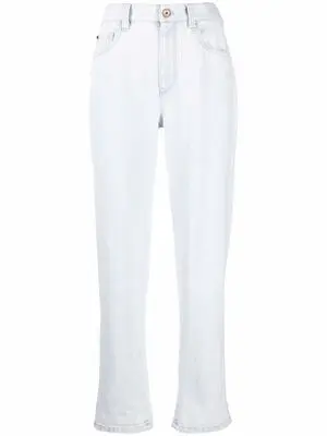 Brunello Cucinelli High-waist Straight-leg Jeans