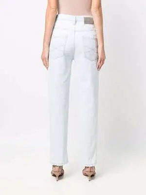 Brunello Cucinelli High-waist Straight-leg Jeans