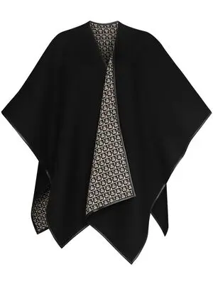 FERRAGAMO Gancini Jacquard Cape