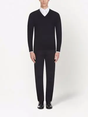Dolce & Gabbana Mid-rise Tailored Trousers - Blue