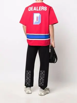 JUST DON Striped Band Short-sleeve T-shirt