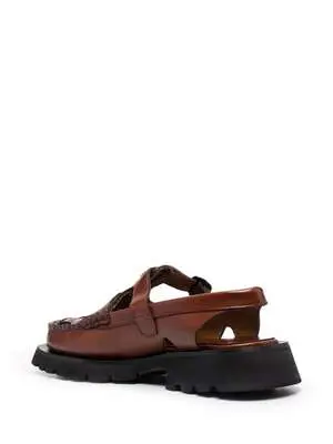 Hereu Cranc Sport Woven Sandals - Brown