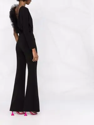 Alchemy Fashions X Lia Aram Ruffle-detail Bodysuit - Black