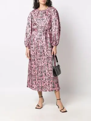 PATOU Printed Maxi Shirt Dress