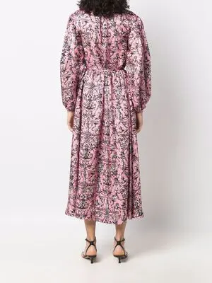 PATOU Printed Maxi Shirt Dress