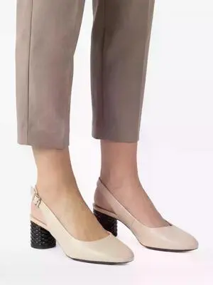 Geox Block-heel Slingback Pumps