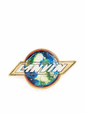 LANVIN Logo-plaque Brooch