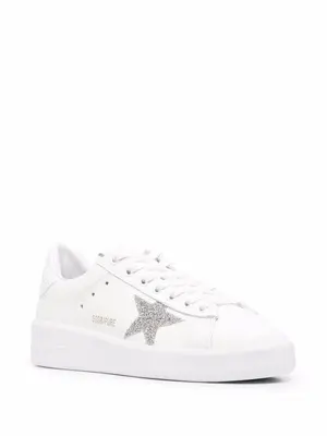 GOLDEN GOOSE Purestar Leather Sneakers - White