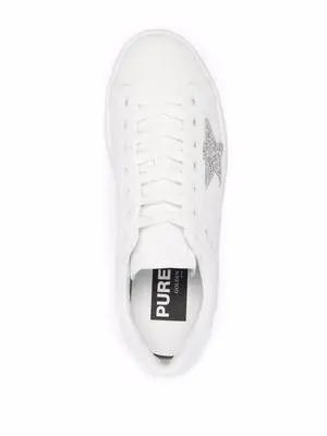 GOLDEN GOOSE Purestar Leather Sneakers - White