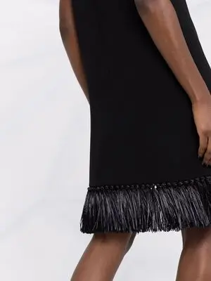 Moschino Sleeveless Tassel Fringed Dress