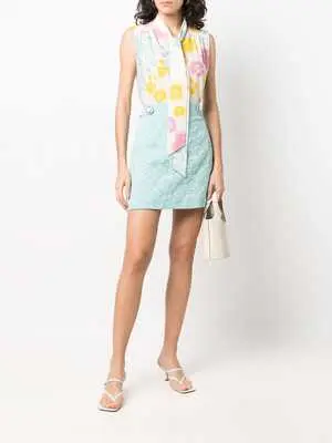 Moschino Floral-print Sleeveless Blouse