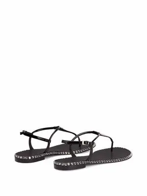 GIUSEPPE ZANOTTI Bellatriks Studded Sandals - Black