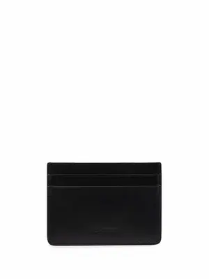 JIL SANDER Debossed-logo Cardholder - Black