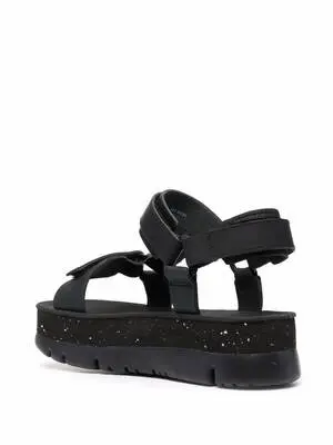 Camper Oruga Up Platform Sandals - Black