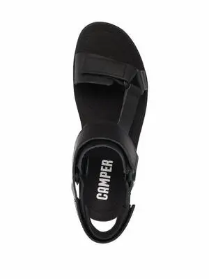 Camper Oruga Up Platform Sandals - Black
