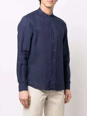 Aspesi Bruce Linen Shirt - Blue