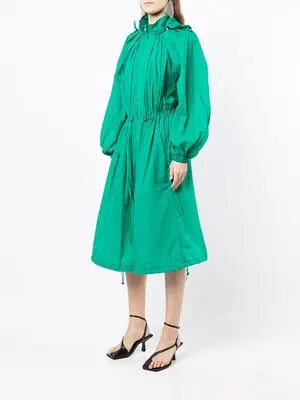 JUUN.J Ruched Hooded Dress