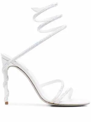 René Caovilla Rhinestone Sandals