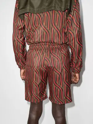 Ahluwalia Braid Print Bermuda Shorts