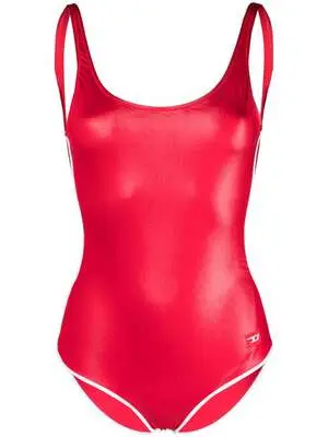 DIESEL® Logo Fitted Swimsuit
