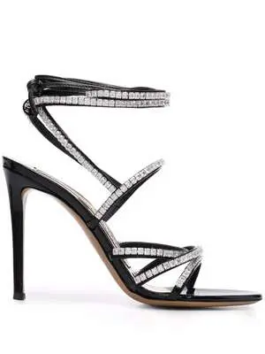 Alexandre Vauthier Crystal-embellished Strap Sandals