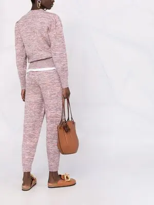 MARANT ETOILE Space Dye-print Track Pants - Pink