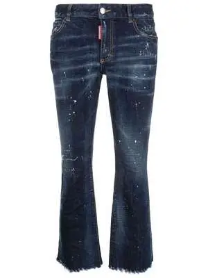 Dsquared2 Cropped Flared Jeans