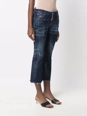 Dsquared2 Cropped Flared Jeans