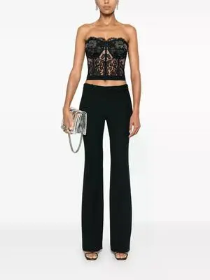 Alexander McQueen Bootcut Tailored Trousers - Black