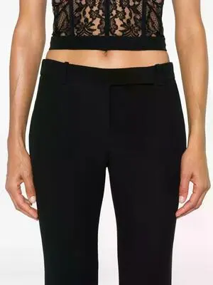 Alexander McQueen Bootcut Tailored Trousers - Black