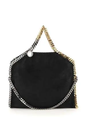 Stella McCartney STELLA McCARTNEY 3 CHAIN FALABELLA TOTE BAG OS Black Faux Leather - Black