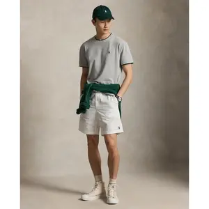 Ralph Lauren Classic Fit Stretch Mesh T-shirt - Spring Heather