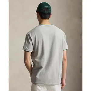 Ralph Lauren Classic Fit Stretch Mesh T-shirt - Spring Heather