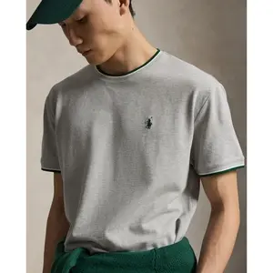 Ralph Lauren Classic Fit Stretch Mesh T-shirt - Spring Heather